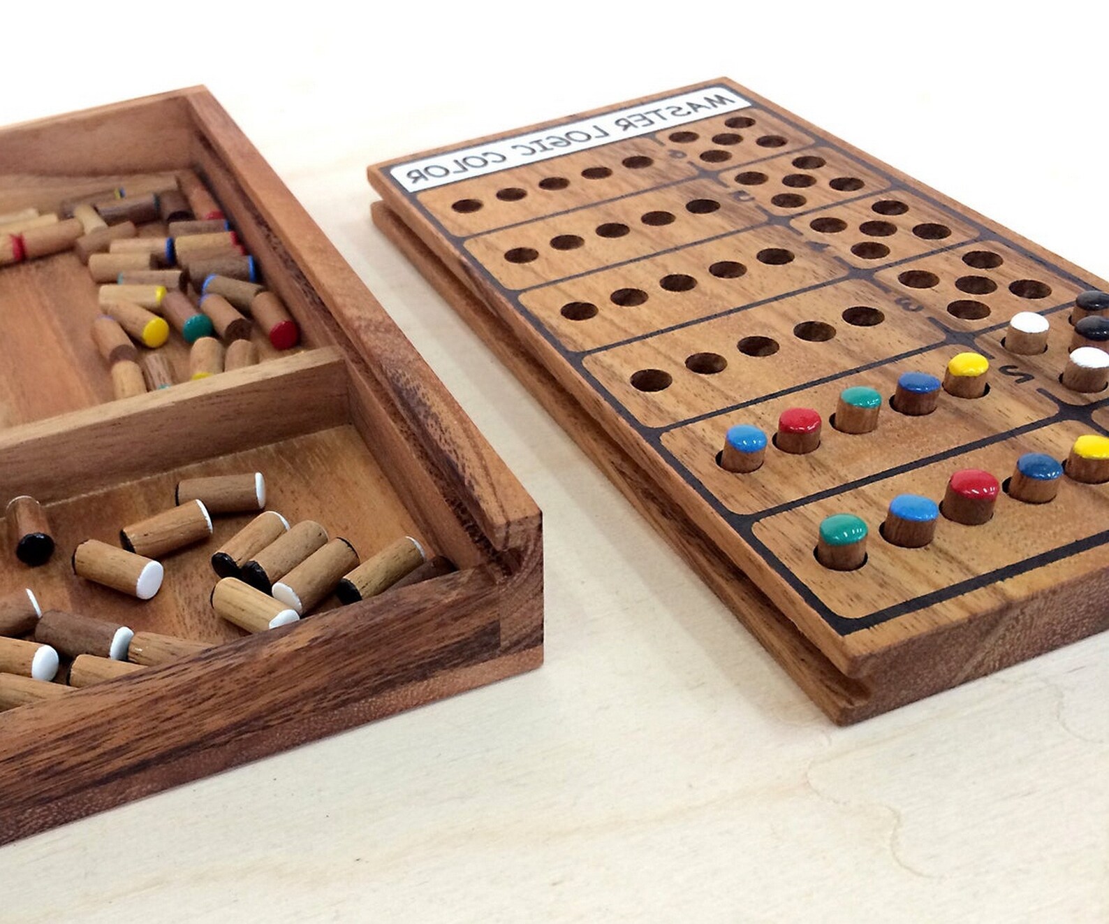 Handmade Wooden Board Game Wooden Mastermind Game Wooden Etsy Handmade Wooden Board Game Wooden Mastermind Game Wooden Etsy