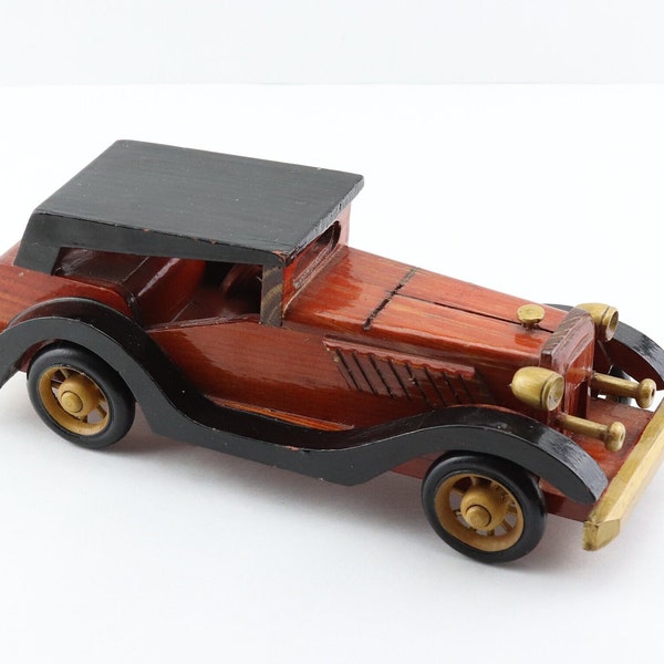 Handmade Wooden Model Car - Etsy