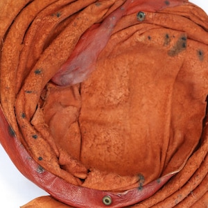 Decorative Wall Mask, Vintage Leather Mask of a Berber Tuareg Woman's ...