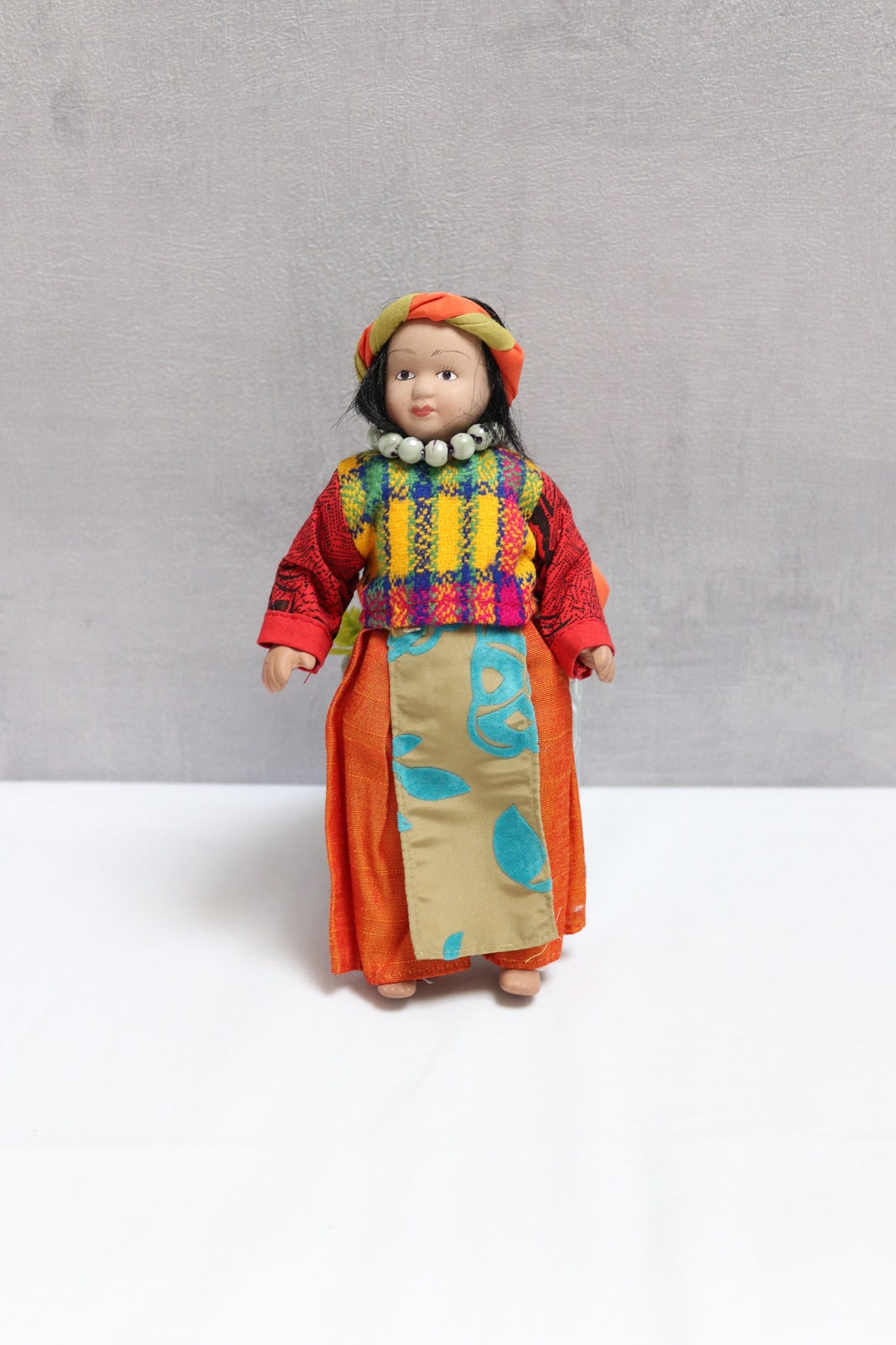 Traditional Hand-made Porcelain Doll From Tibet, Old Doll With ...