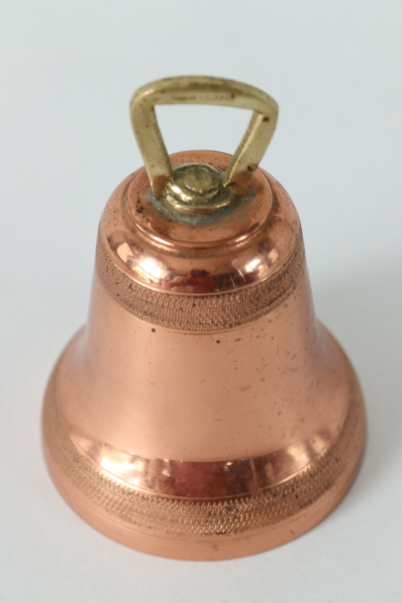Handcrafted French Bell, Hammered Bell, Cloisonné Brass Table Bell Made ...
