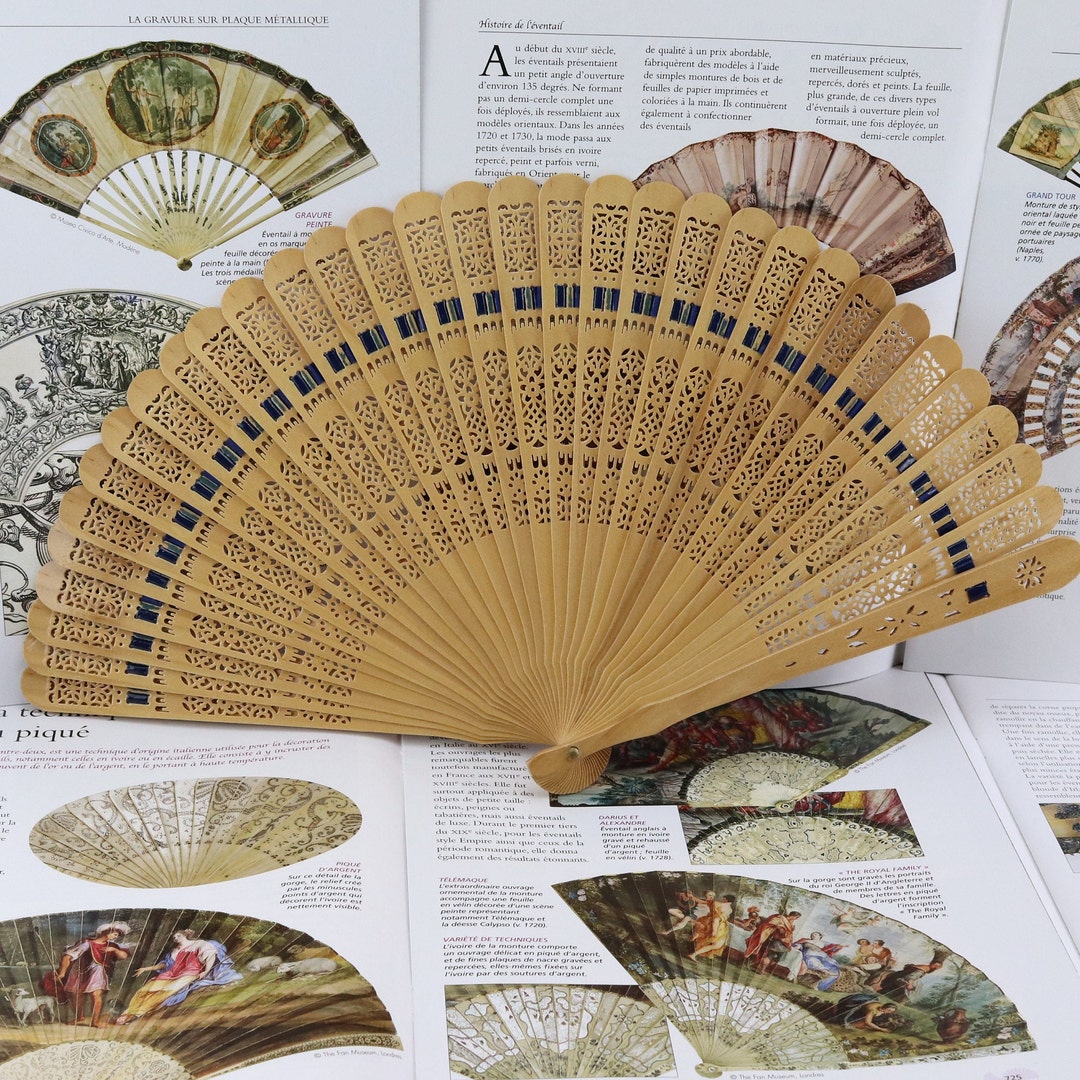 Vintage Wooden Fan, Collector's Fan Inspired by the Empress of China ...
