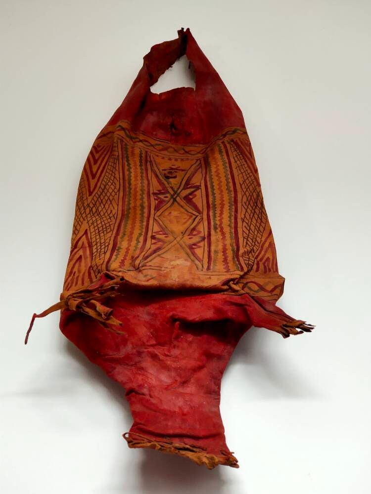 Sac touareg berbère artisanal antique en cuir outre ancienne - Etsy France