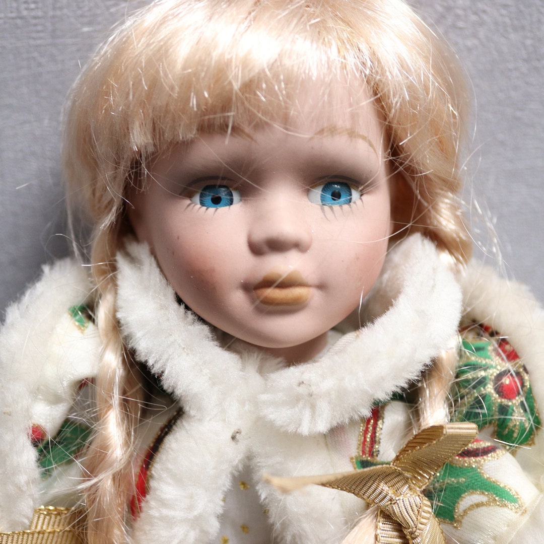 Vintage Porcelain Doll, Old Large Collectible Porcelain Doll ...