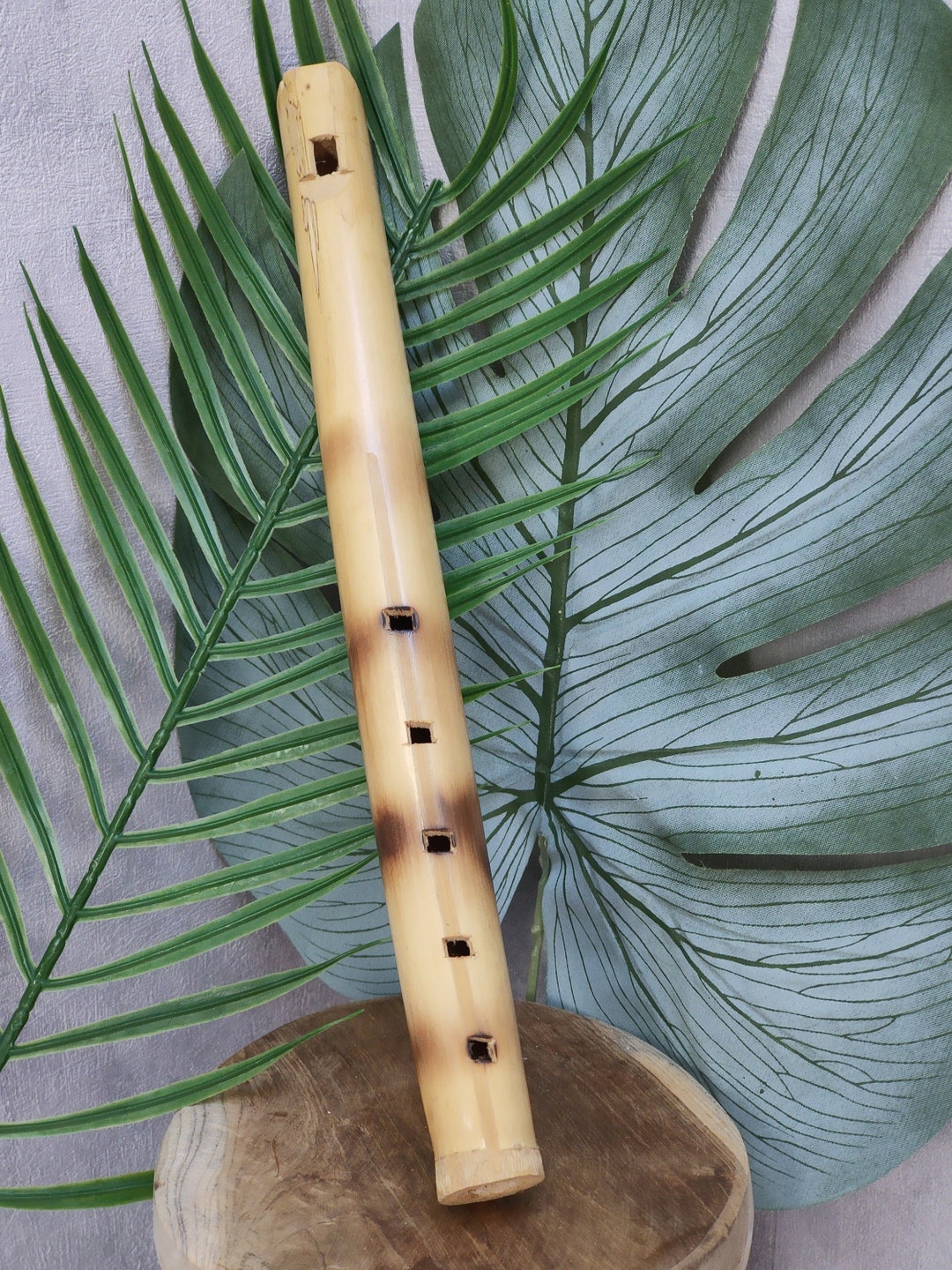 Vintage Artisanal Moroccan Bamboo Flute, Exotic Handmade Wind Musical ...