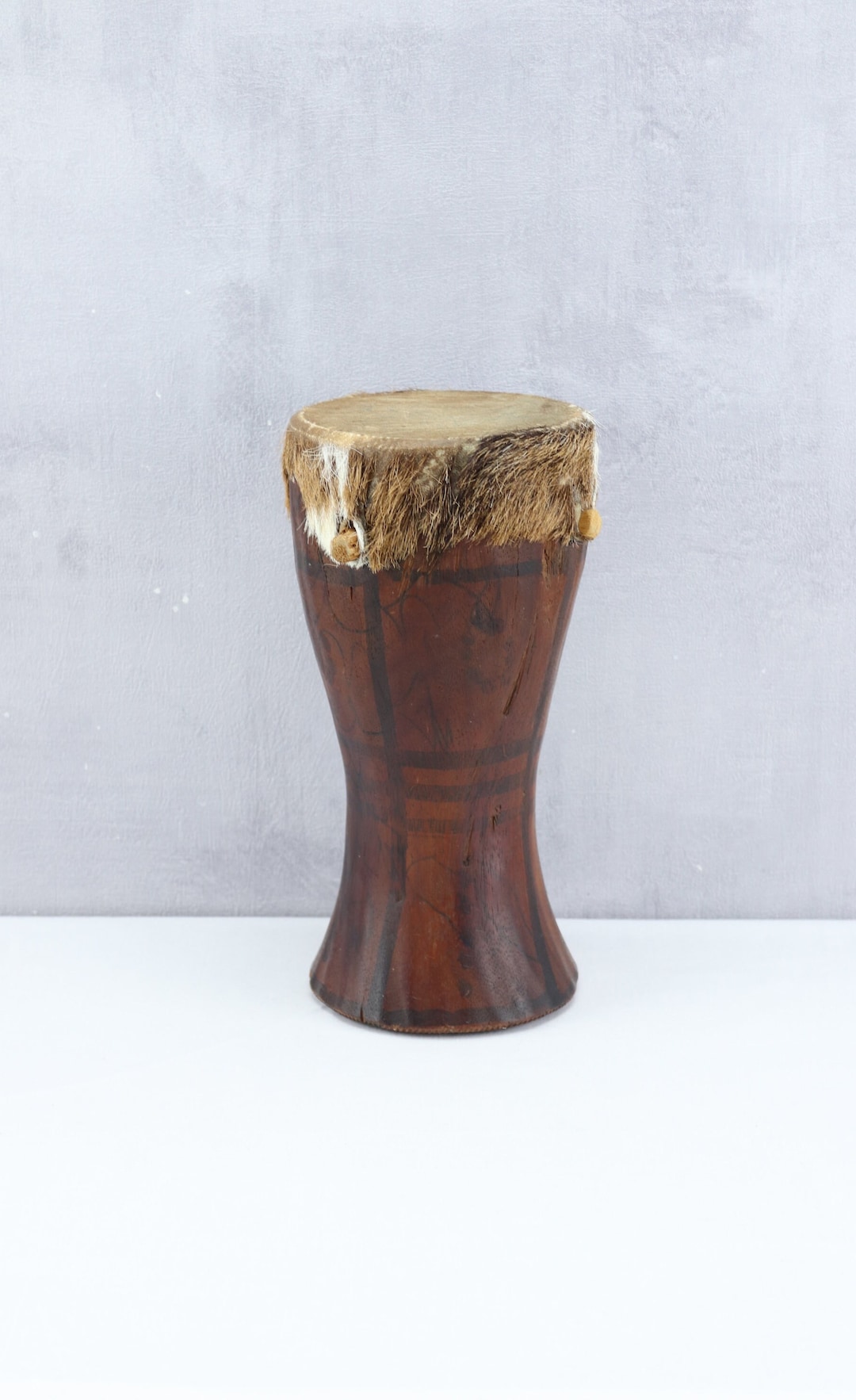 Sabar, Decorative Vintage Senegalese Musical Instrument in Wood and ...