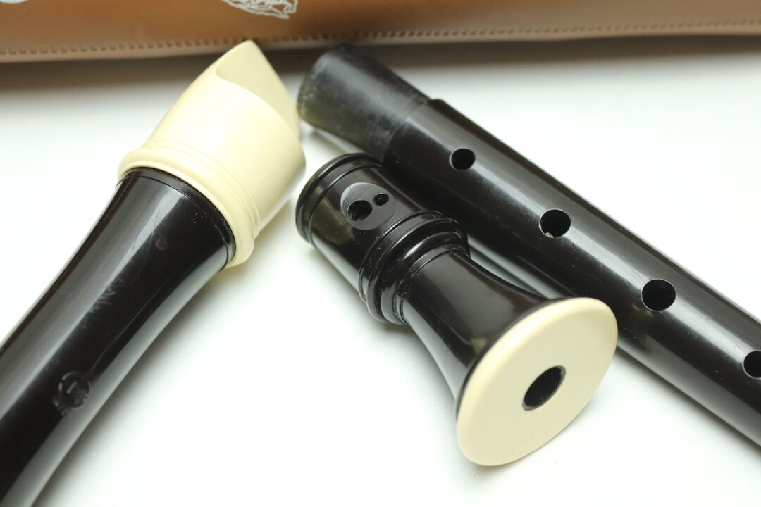 Vintage ANGEL Recorder Soprano Flute From the 70s, Old Soprano Flute ...