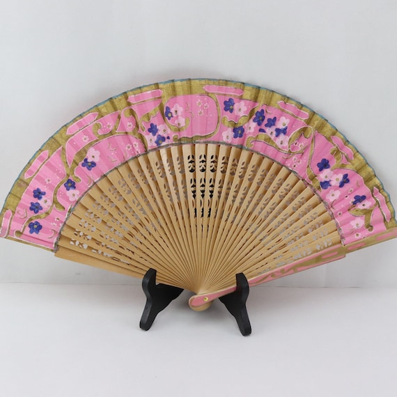 Vintage hand fan mary - Gem