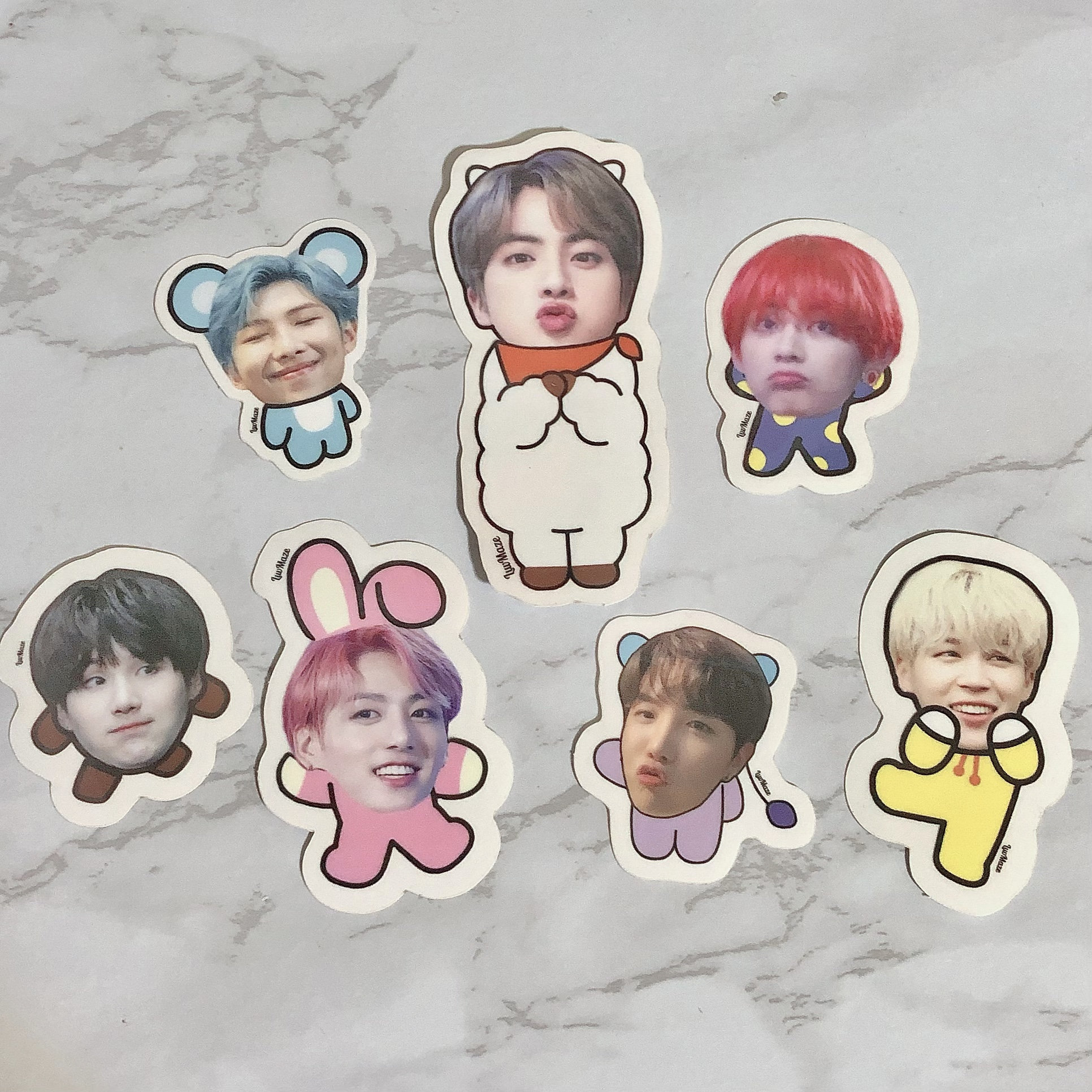 BTS BT21 Die Cut Stickers - Etsy
