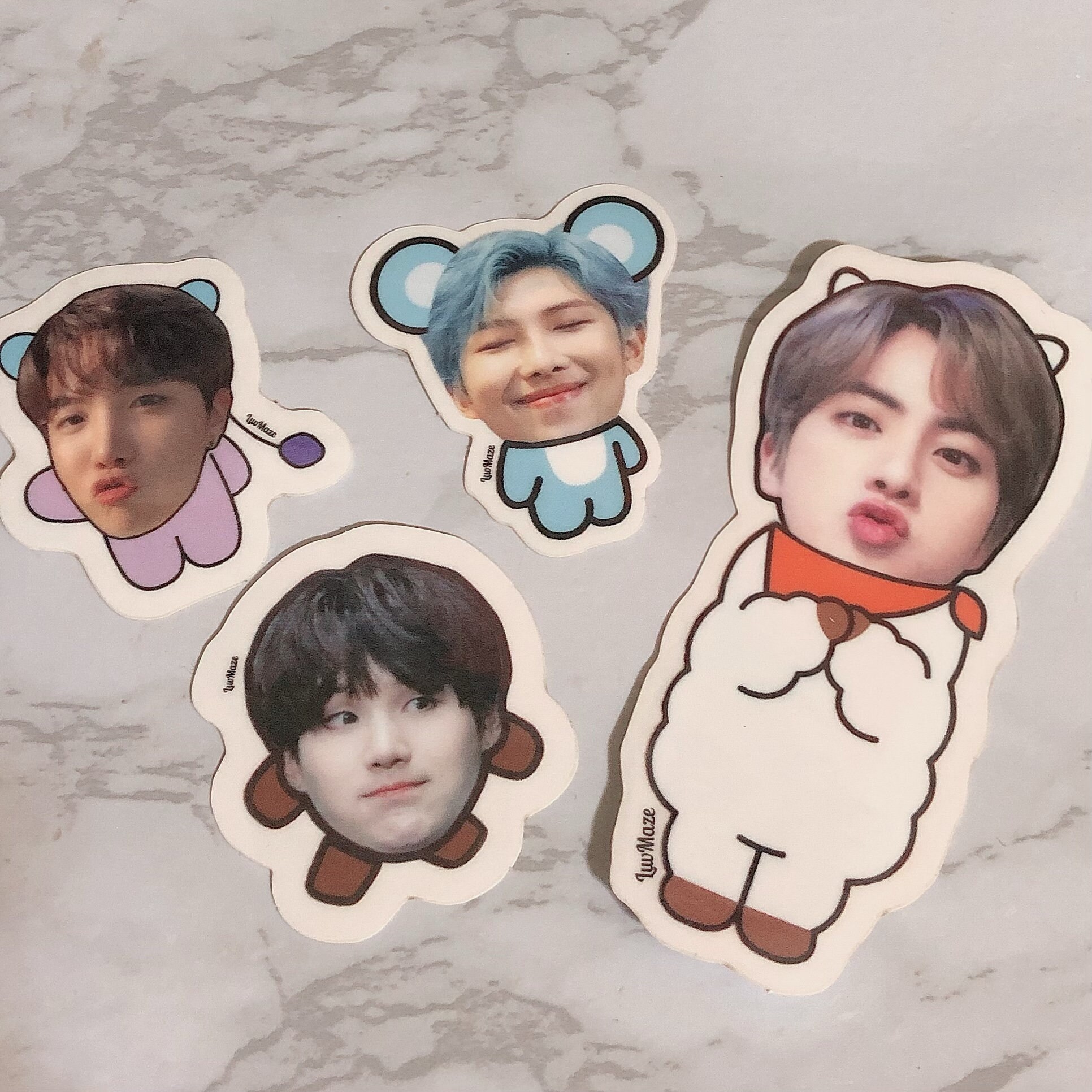 BTS BT21 Die Cut Stickers - Etsy