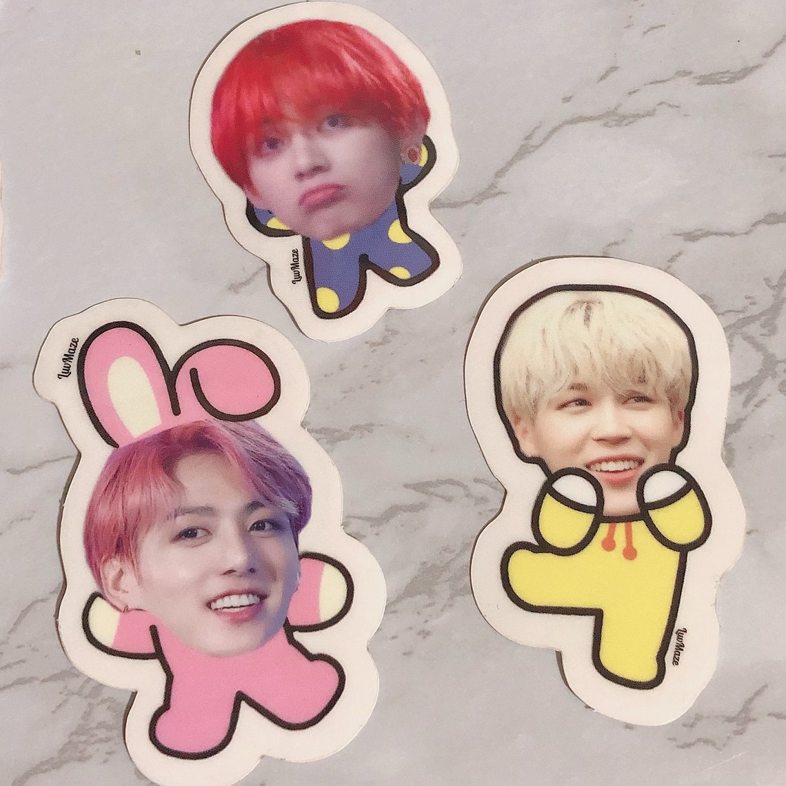 BTS BT21 Die Cut Stickers - Etsy