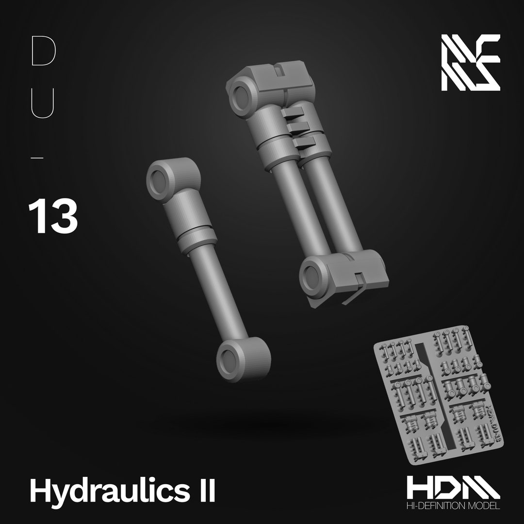 HDM Detail up Hydraulic Pistons II for Mecha Model Kits - Etsy