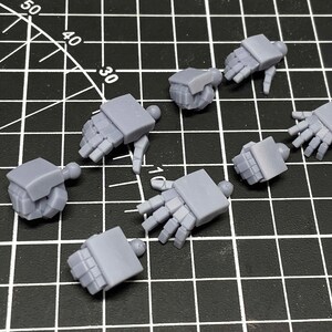 HDM D-type Hands (set A: Fists and Open Hands) for SD Model Kits - Etsy