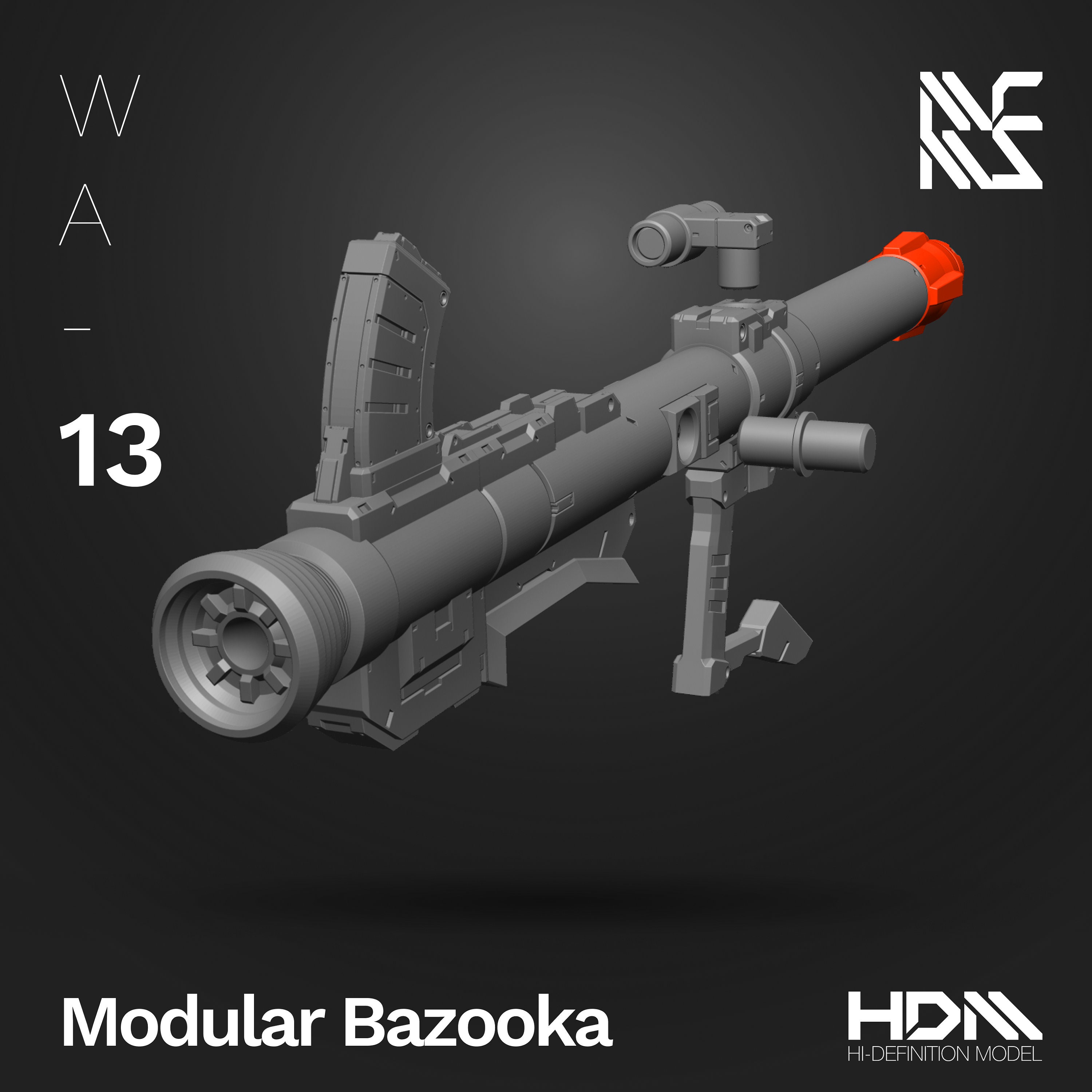 HDM Modular Bazooka for 1/144 Scale Mecha Model Kits - Etsy