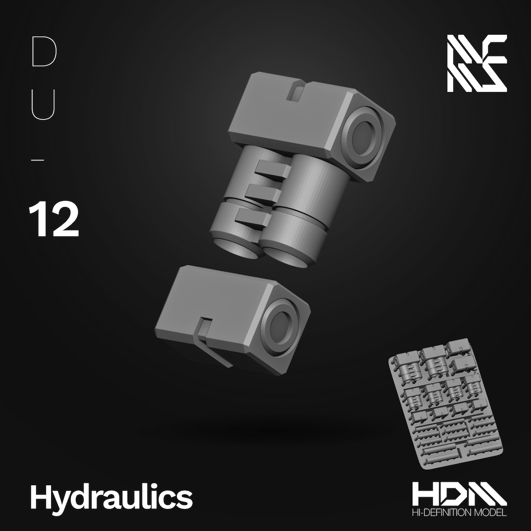 HDM Detail up Hydraulic Pistons for Mecha Model Kits - Etsy