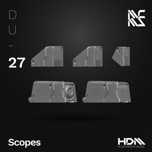 HDM Detail up Scopes & Sensors for Mecha Model Kits - Etsy