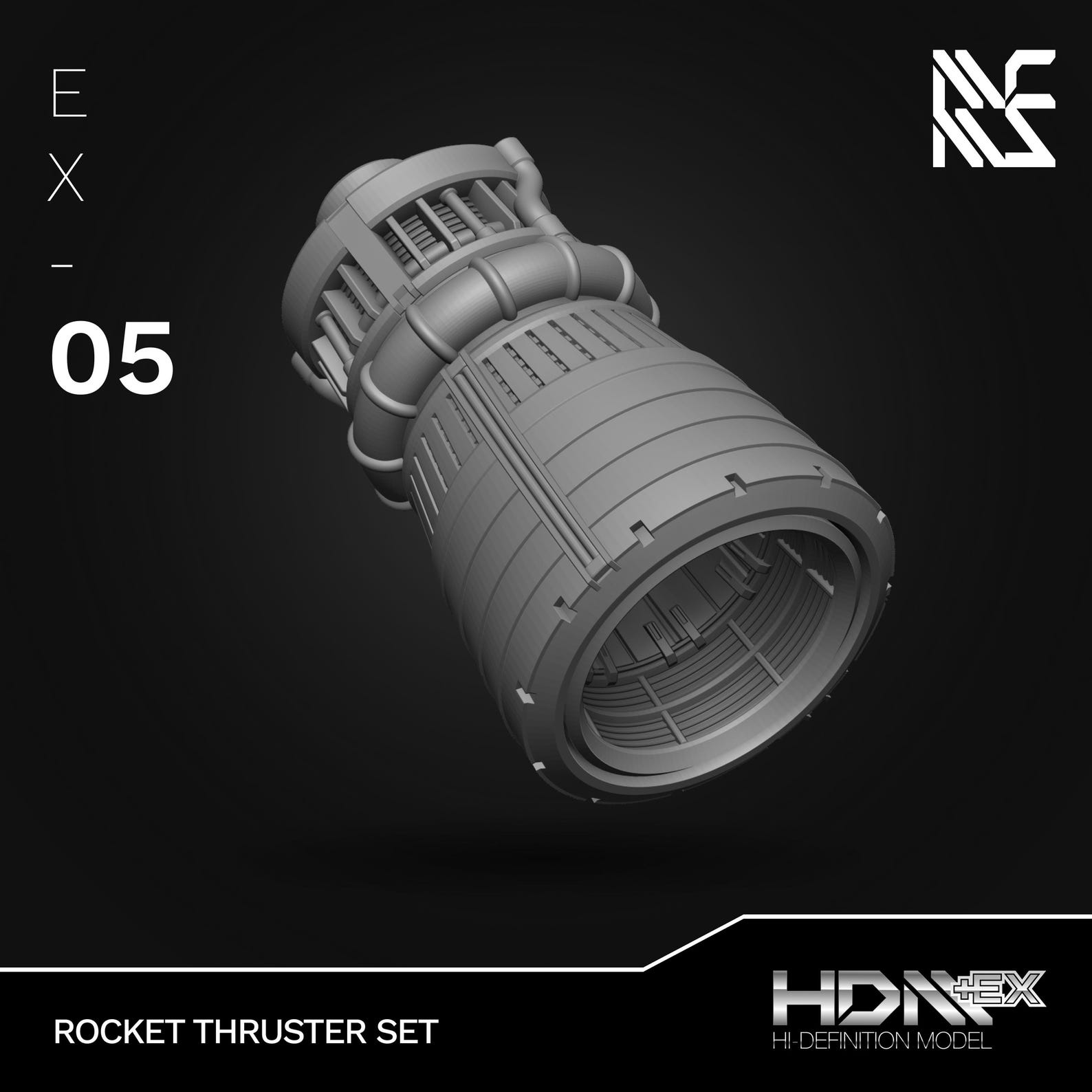 HDM+EX Detail up Rocket Thruster Set for Mecha Model Kits - Etsy