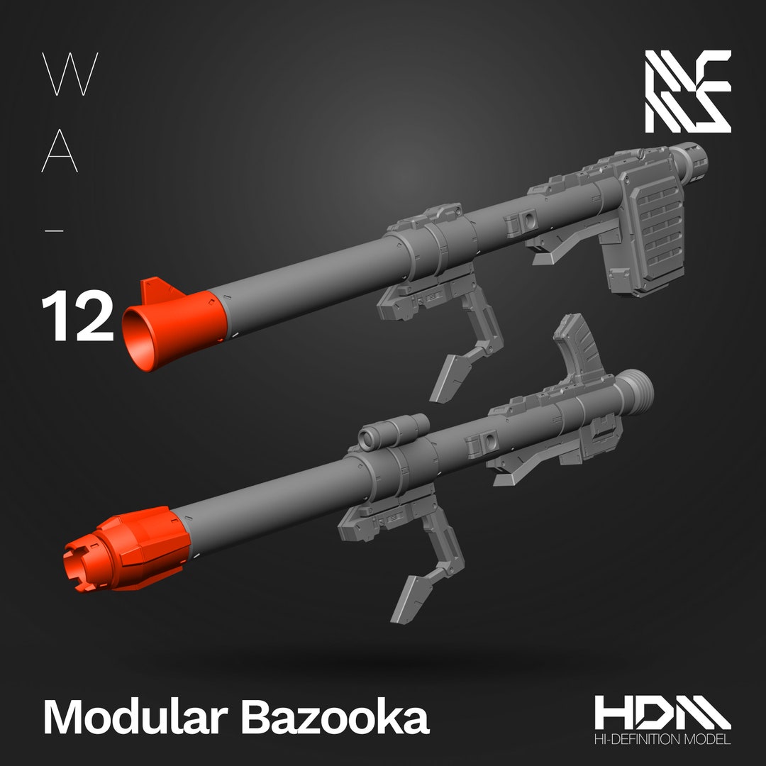 HDM Modular Bazooka for 1/100 Scale Mecha Model Kits - Etsy
