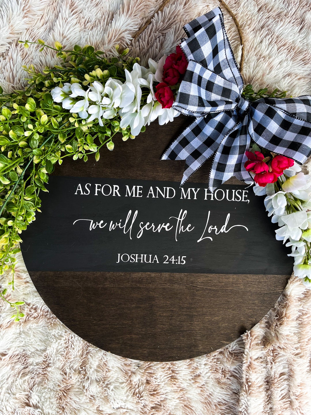 Wood Door Round Sign - Etsy