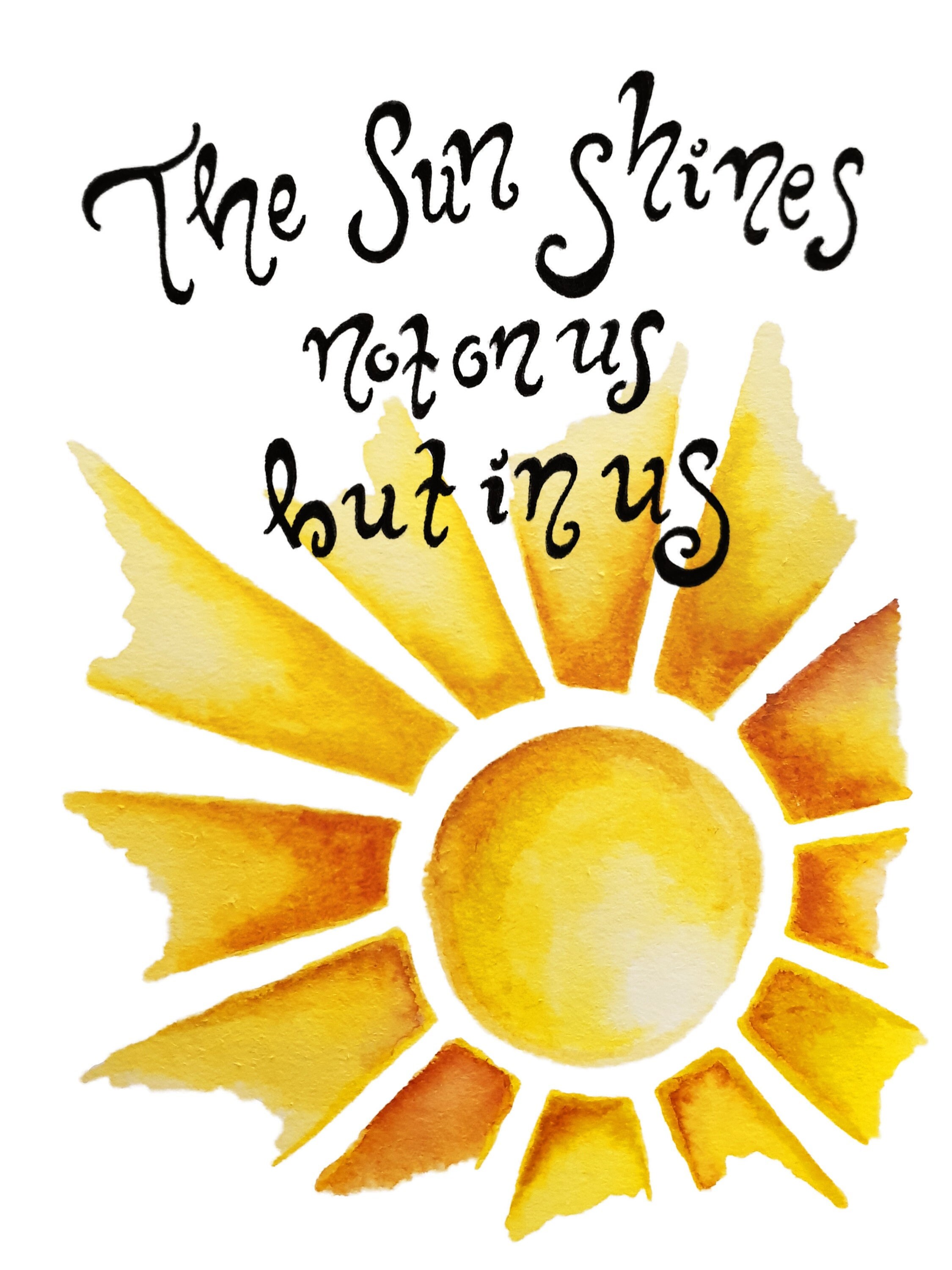 Positive Sunshine Card - Etsy