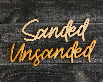 Wood Word Cutouts | Etsy