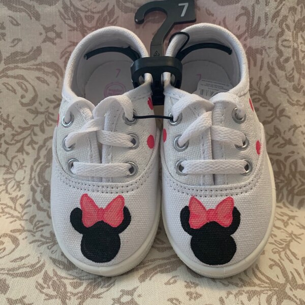 Minnie Mouse Toddler Shoes - Etsy