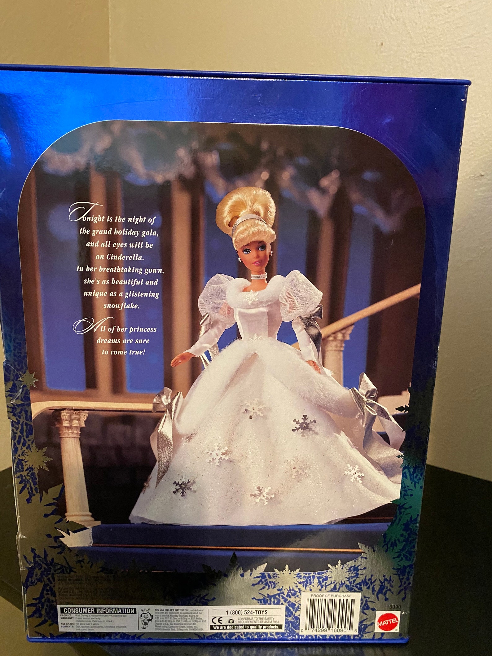 1996 Holiday Princess Special Edition Walt Disney’s Cinderella Doll. - Etsy