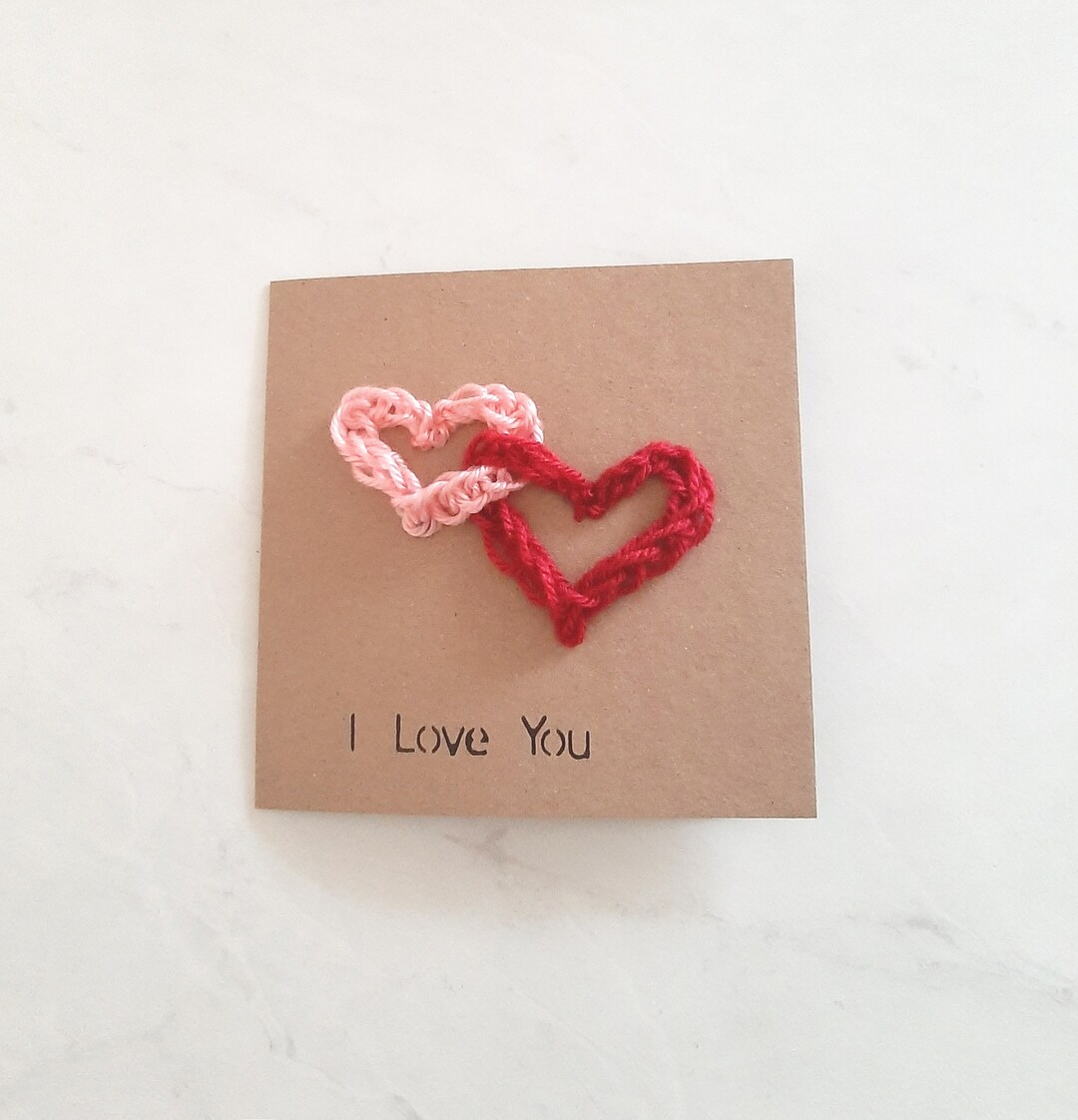 Love Heart Card, Handmade Card, Happy Birthday Card, Anniversary Card ...