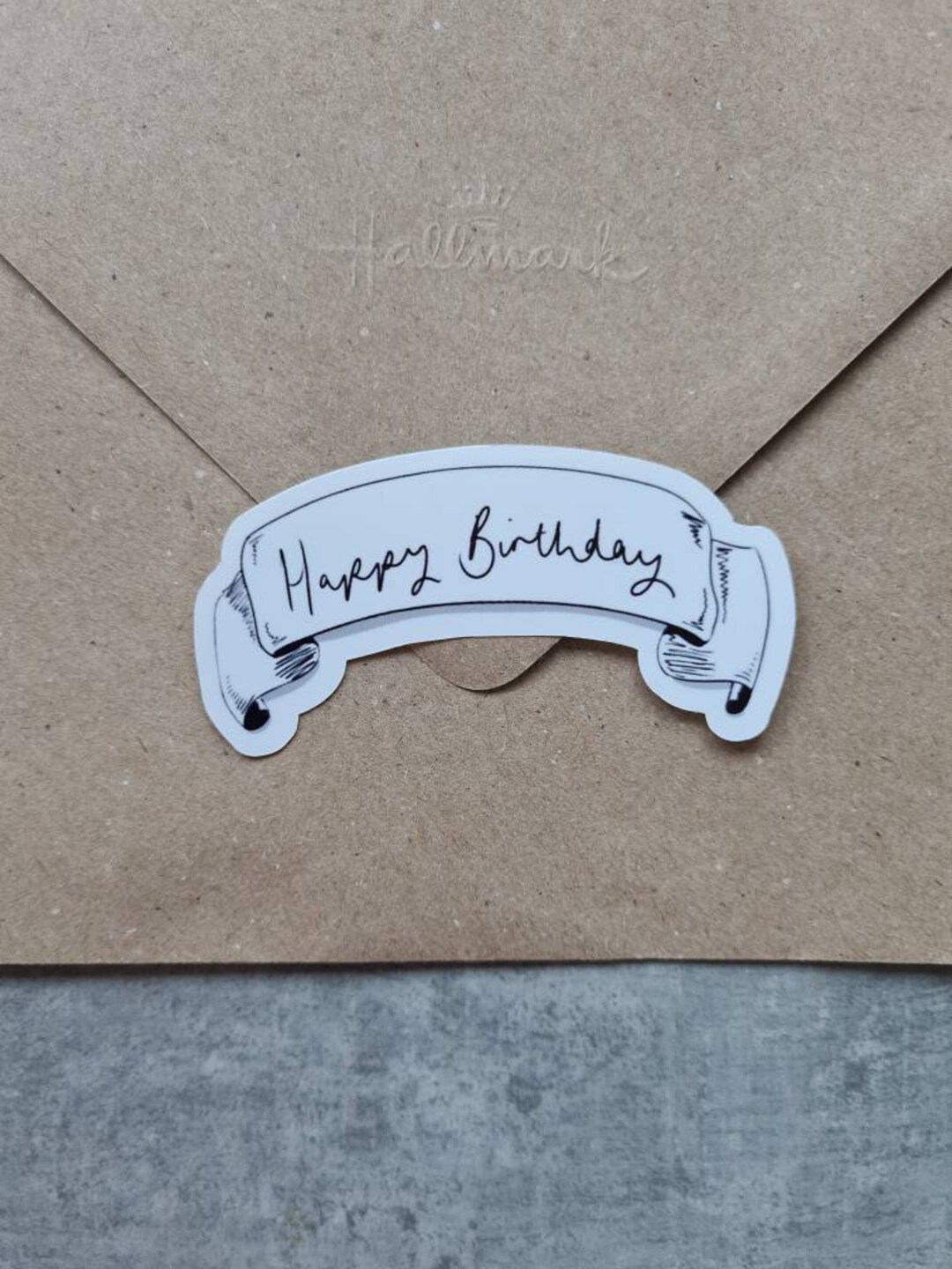 5x Banner Stickers - Hand Drawn Celebration Stickers - Etsy