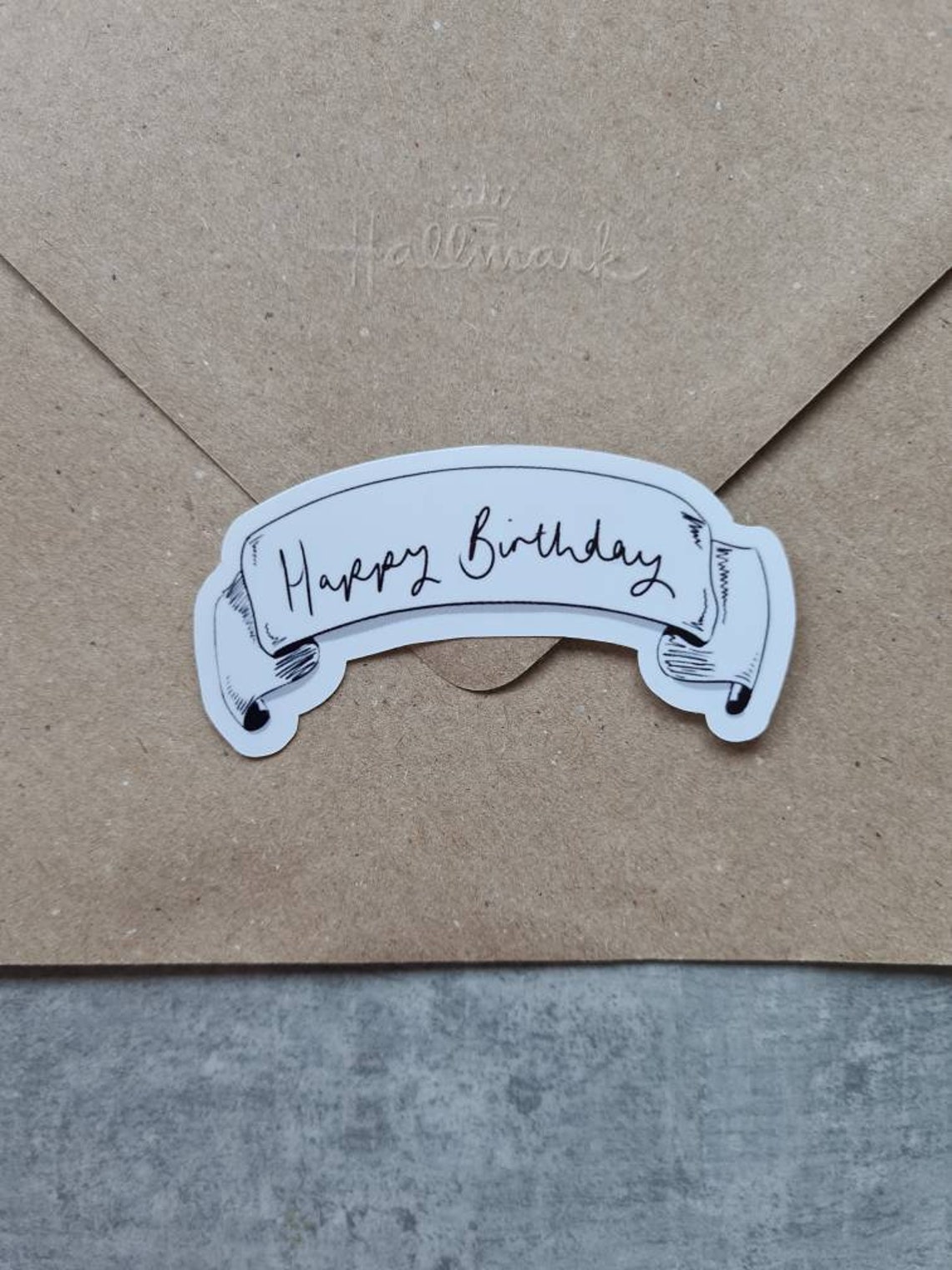 5x Banner Stickers - Hand Drawn Celebration Stickers - Etsy