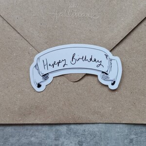 5x Banner Stickers - Hand Drawn Celebration Stickers - Etsy