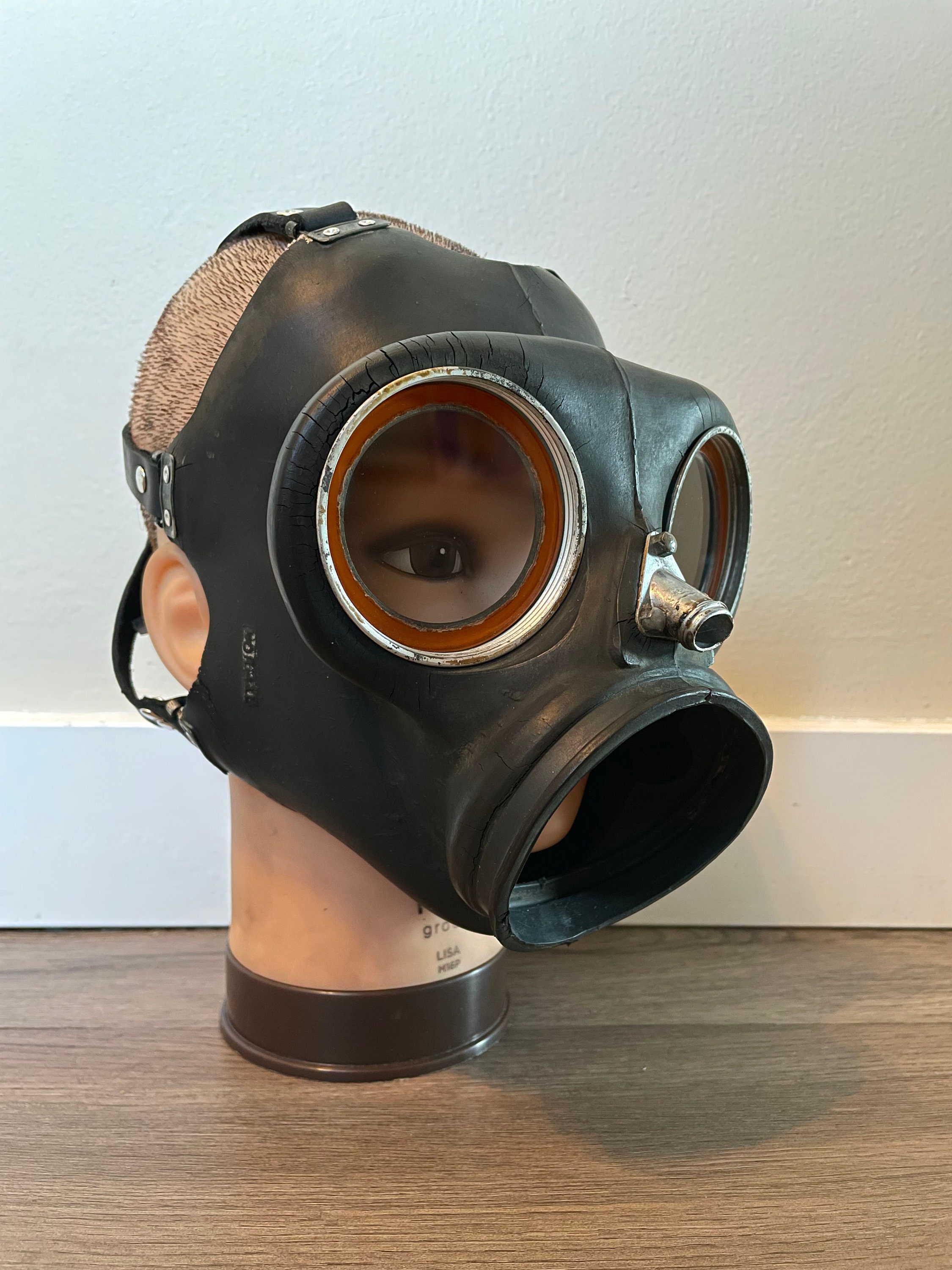 Slipknot Sid Wilson BCD Self Titled Era Gas Mask Leather - Etsy
