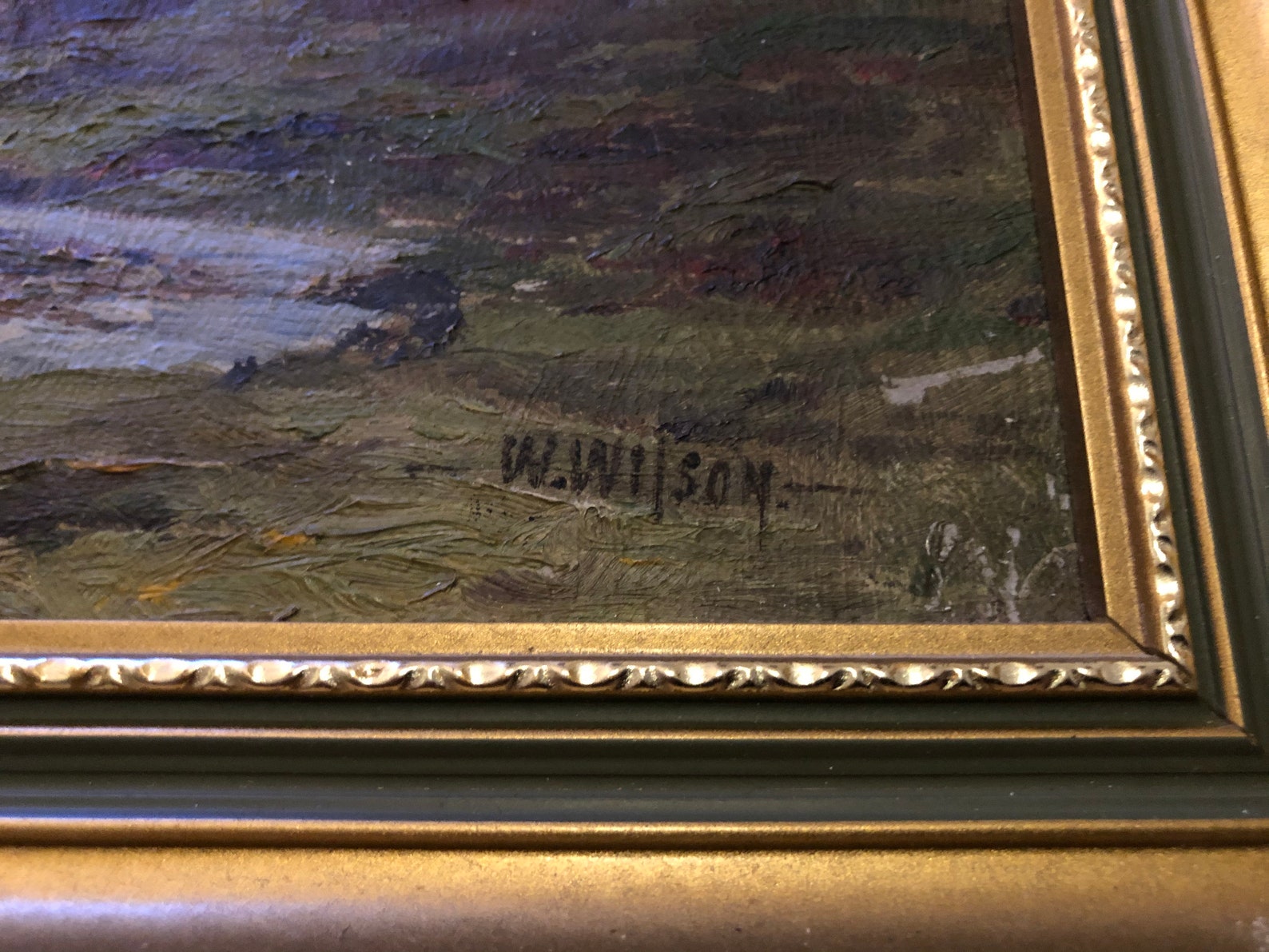 Oil on Canvas by W. Wilson 1884 - Etsy