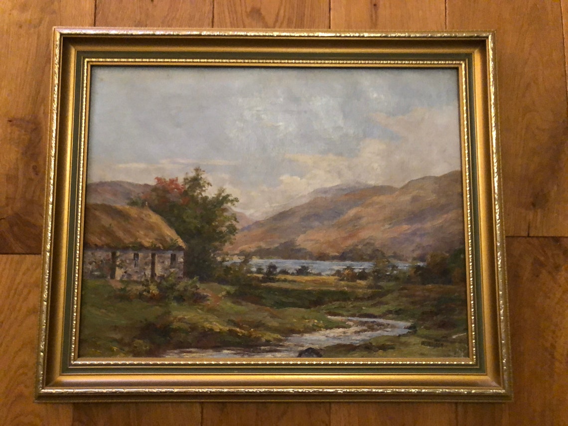 Oil on Canvas by W. Wilson 1884 - Etsy