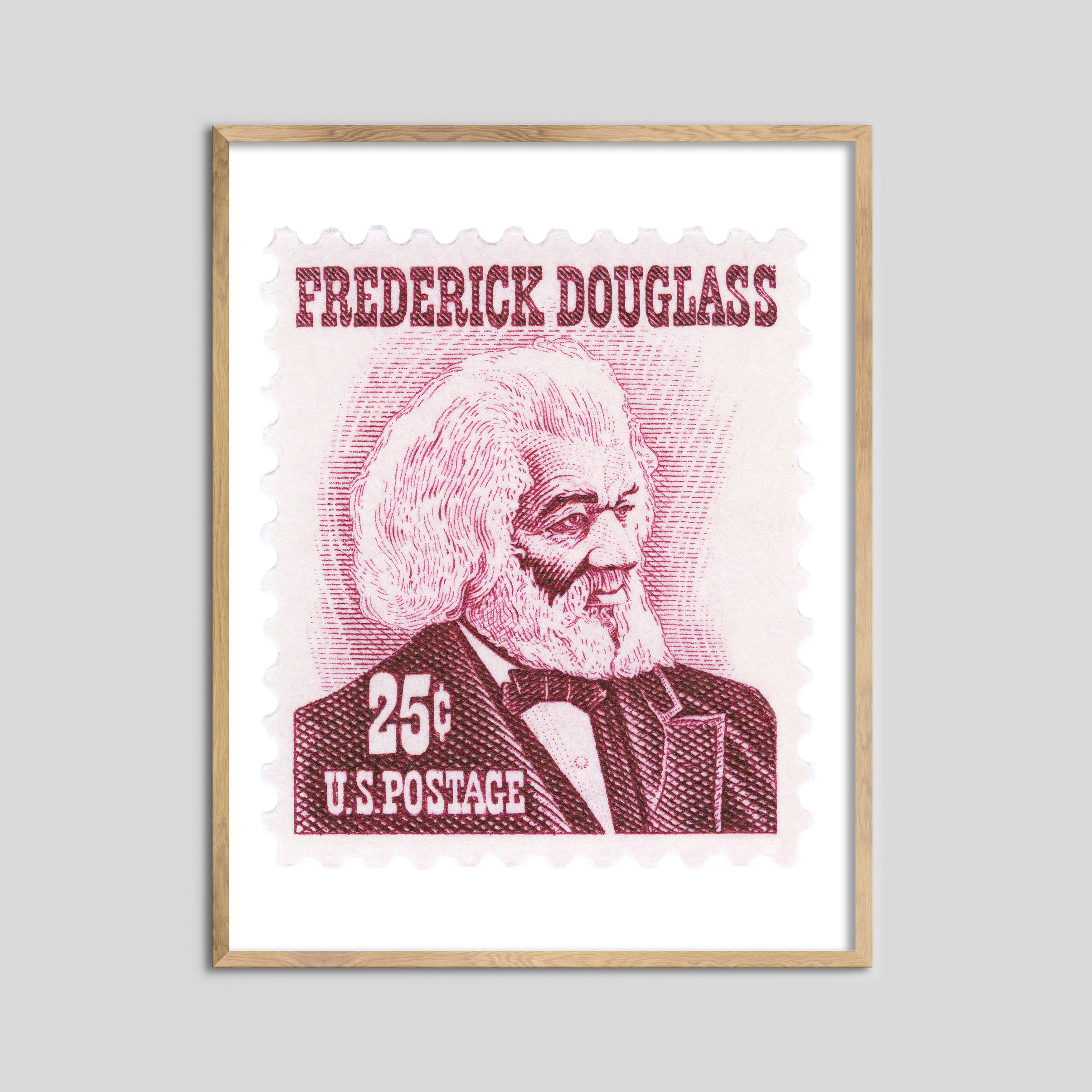 USA Frederick Douglass Stamp Print - Etsy