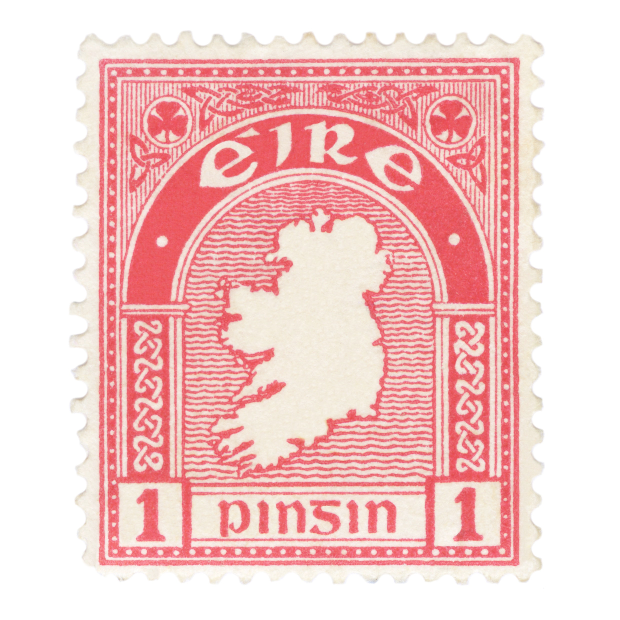 Eire Map Stamp Print - Etsy