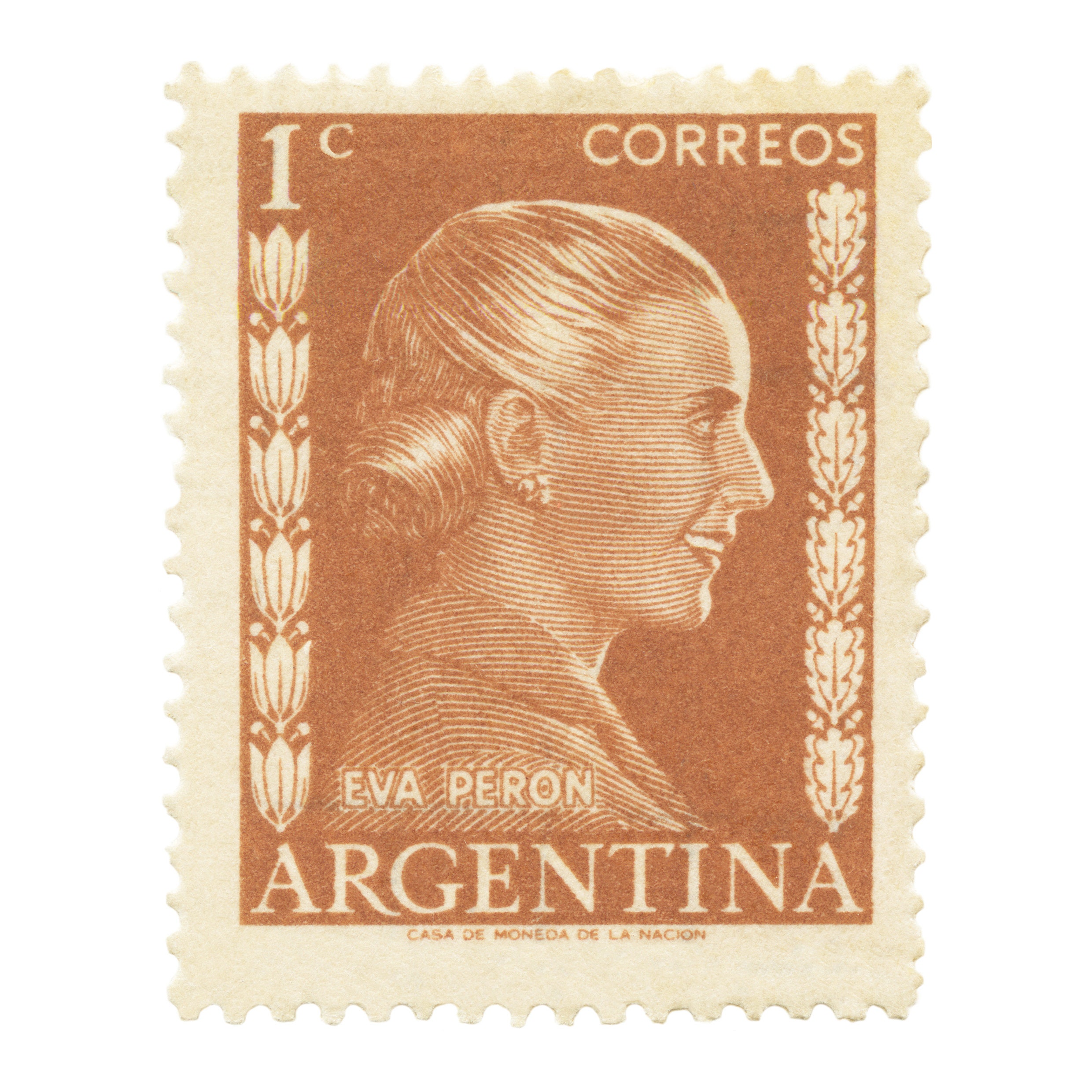 Argentina Eva Peron Stamp Print - Etsy Australia