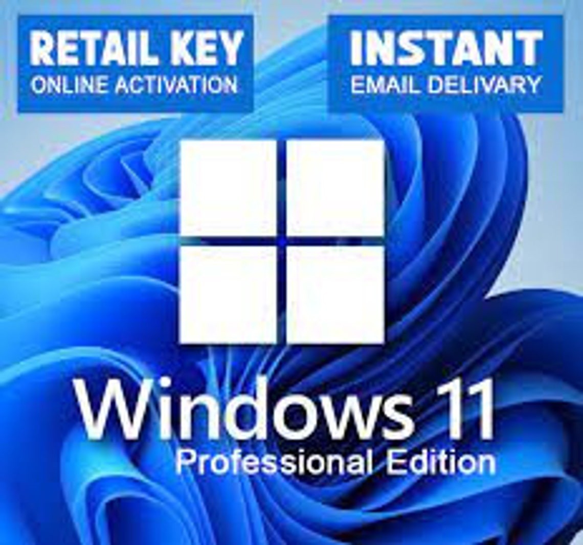 Windows 11 Pro Retail Product Key 64bit global Activation | Etsy