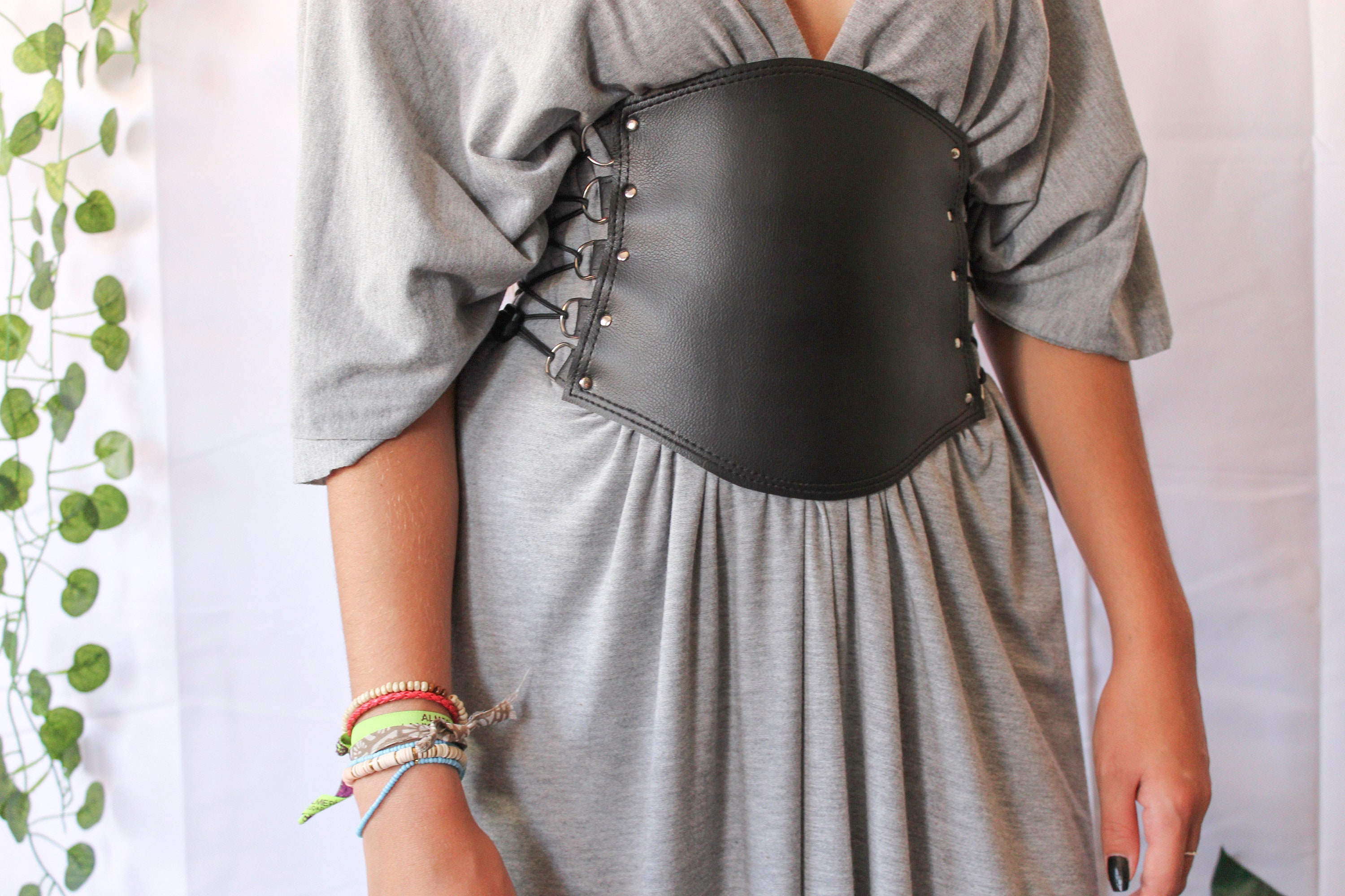 Bondage Leather Corset Belt Fetish Leather Harness Lingerie - Etsy