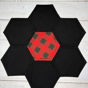 Buffalo Check Centerpiece / Buffalo Plaid Decor / Quilted Centerpiece ...