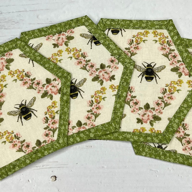 Bee Coasters - Etsy