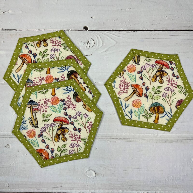 Fabric Coasters - Etsy