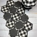 Hand Sewn Buffalo Check Table Runner: Quilted Farmhouse Decor - Etsy