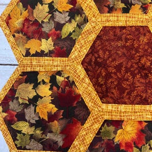 Fall Table Centerpiece, Autumn Home Decor, Farmhouse Table, Quilted ...