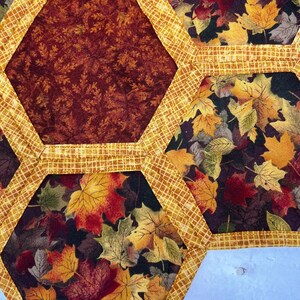 Fall Table Centerpiece, Autumn Home Decor, Farmhouse Table, Quilted ...