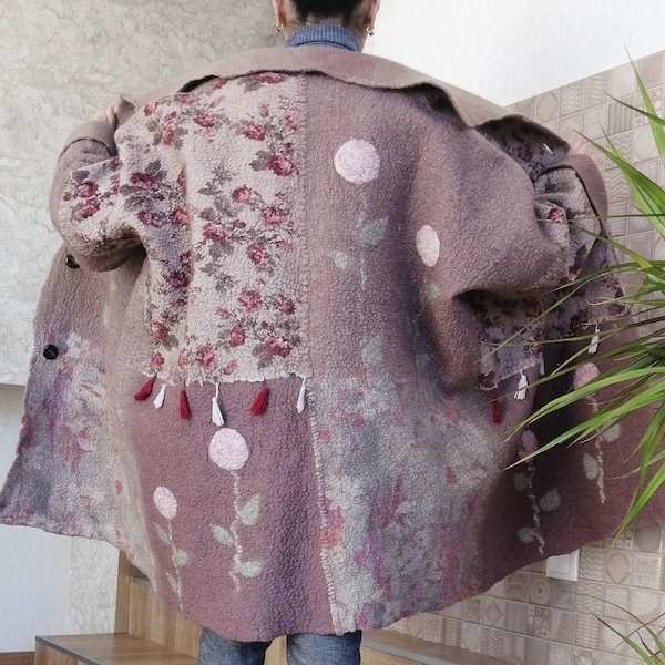 Felted Coat - Etsy