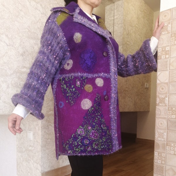 Nuno Felt Jacket - Etsy