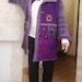 Hand Felted Purple Women Coat , Merino Wool Jacket, Nuno Felted Coat ...