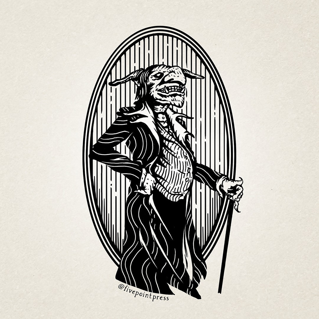 Dungeons and Dragons Well Dressed Goblin. Png and Jpg Digital Download ...