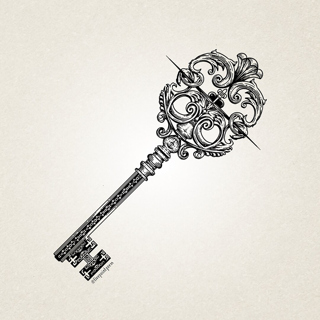 Dungeons and Dragons Magic Key. Png and Jpg Digital Download for ...